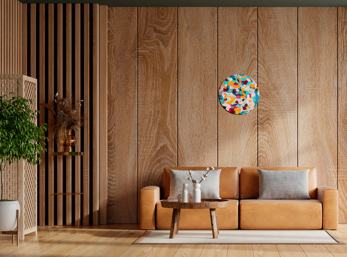 Joy | Original Abstract Painting by Leta Taylor – Spacesofarcadia